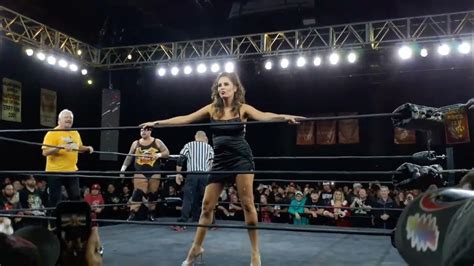 Francine Returns To The Ecw Arena Battleground 12 17 22 Youtube