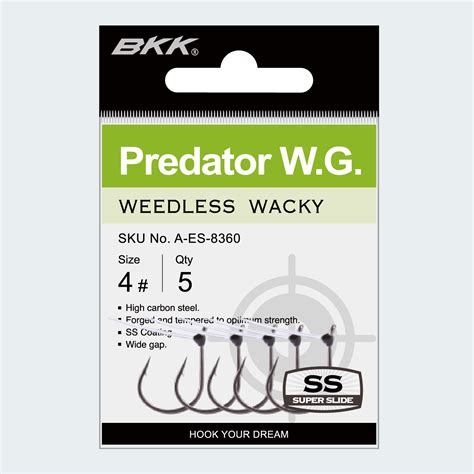Predator Wg Weedless Bkk Hooks