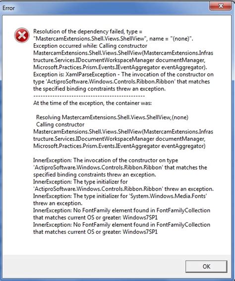 MC Error On Startup Industrial Forum EMastercam Com