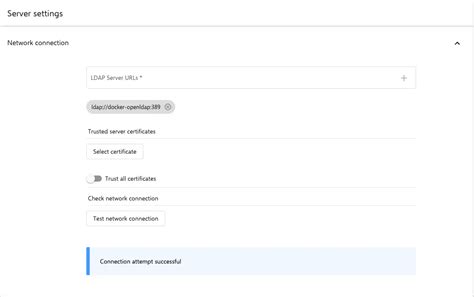 LDAP Configuration Customer Hub