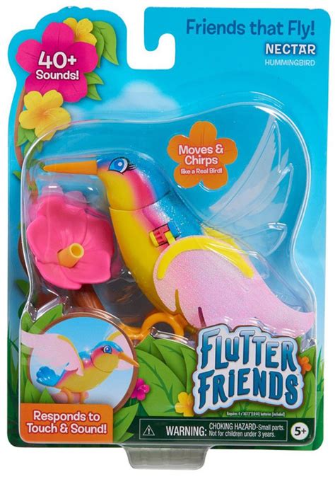 Flutter Friends Hummingbird Nectar Figure Just Play Toywiz