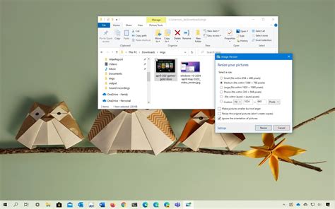 How To Resize Images In File Explorer On Windows 10 Pureinfotech