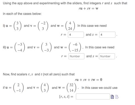 Solved Using The App Above And Experimenting With The Chegg Com