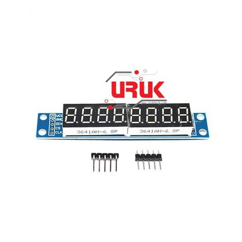 8 Digit 7 Segment Display I2C Module MAX7219 UrukTech Sinaa A St