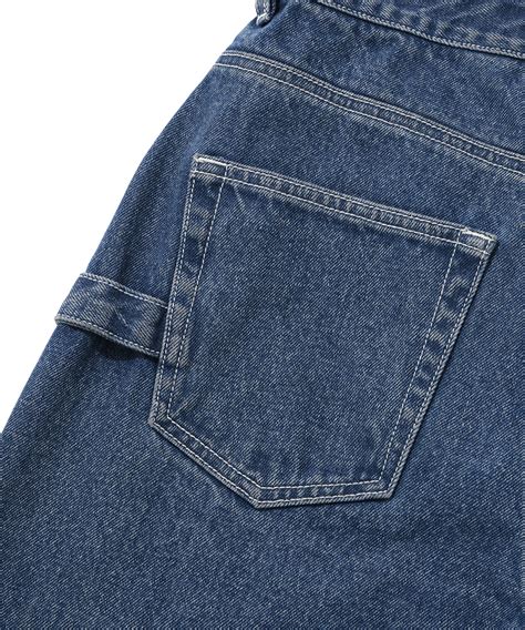 스웨이드 배기 데님 블루 Suade Kream