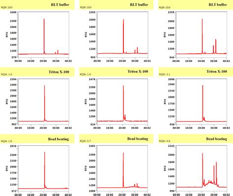 Rna Integrity Of Some Rna Samples After Enrichment With Buffer Rlt Download Scientific Diagram