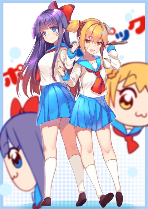 Popuko Pipimi Pop Team Epic Kazucha Anime Аниме