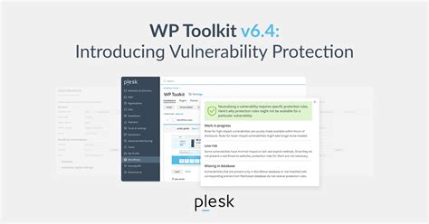 Vulnerability Protection Now Available For Wp Toolkit