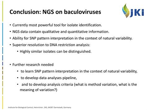 Use Of Next Generation Sequencing Techniques For Characterisation Of Baculoviruses Oecd