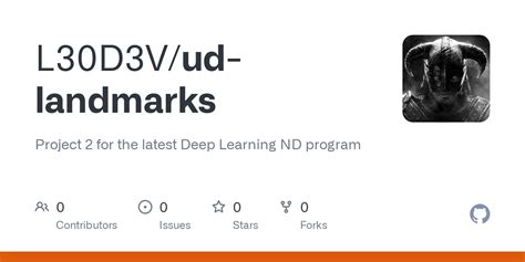 GitHub L30D3V Ud Landmarks Project 2 For The Latest Deep Learning ND