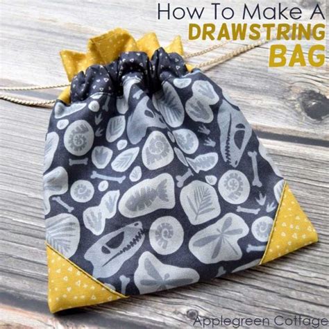 Drawstring Bag Free Sewing Tutorial Love To Stitch And Sew