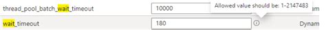 What Is The Recommended Value For `waittimeout` Server Parameter In Azure Database For Mysql
