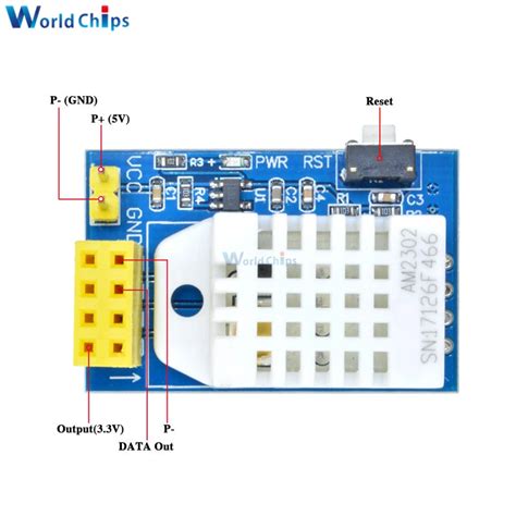 Wireless Wifi Esp8266 Esp 01 Esp 01s Dht11 Dht22 Am2302 Digital Temperature Humidity Sensor