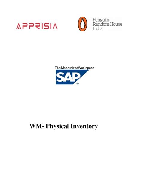 Wm Physical Inventory Pdf Inventory Warehouse