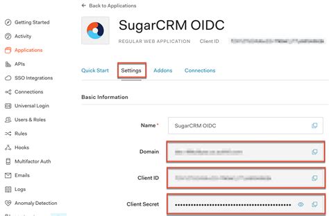 Configuring SSO With Auth Using OIDC Sugar Support