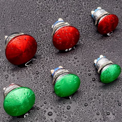 Buy Taiss PCS Mm Mushroom Head Push Button Switch SPST IP Waterproof Momentary Push Button