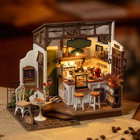 Rolife Flavory Cafe Diy Miniature House Kit Dg162 Rolife