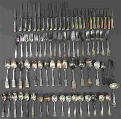 Sterling And Coin Silver Flatware Various Patterns