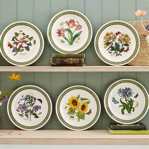 Bg Etchings Set Of 6 Dinner Plates Portmeirion