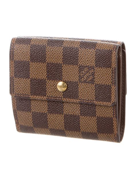 Louis Vuitton Damier Ebene Elise Wallet Accessories Lou106601 The
