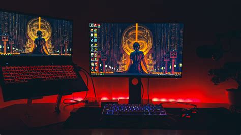 Scuffed Setup For Work And Gaming R Desksetup