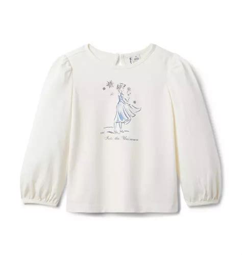 Girl Cream And Sugar Disney Frozen Elsa Tee By Janie And Jack