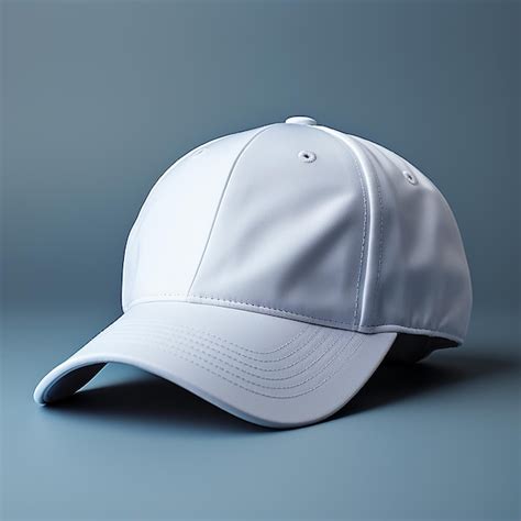 Modelo De Chapéu Branco Foto Premium