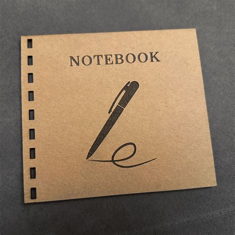 1 2 9 Ring Binded Notebook Glowforge Shop