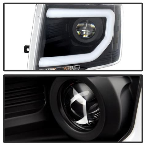 Spyder Ford F150 09 14 Projector Headlights Halogen Model Light Bar