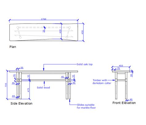 Oak Console Table Autocad Download Thousands Of Free Cad Blocks