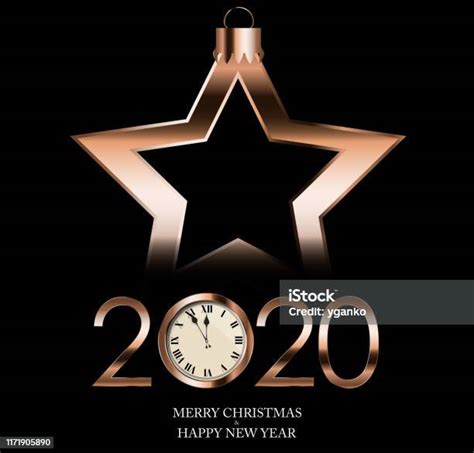 메리 크리스마스와 새해 배경입니다 벡터 일러스트레이션 0명에 대한 스톡 벡터 아트 및 기타 이미지 0명 12월 2020년 Istock