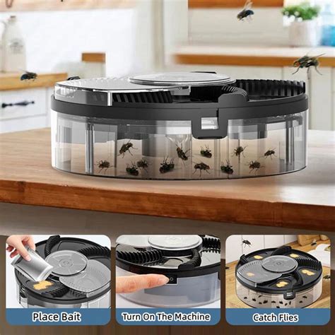 Badu Bg Usb мухоловка с примамки Електрически капан за мухи Usb устройство за улавяне на