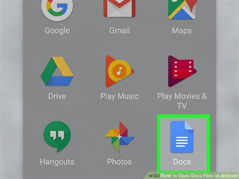 How To Open Docx Files On Android 10 Steps With Pictures