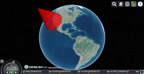 Cesiumjs How To Obtain The Point Set Of The Intersection Line Between