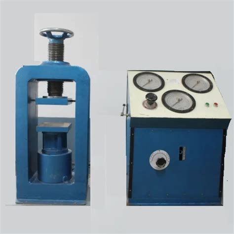 Compression Testing Machine With Three Gauges Rajco Scientific And Engineering Products New