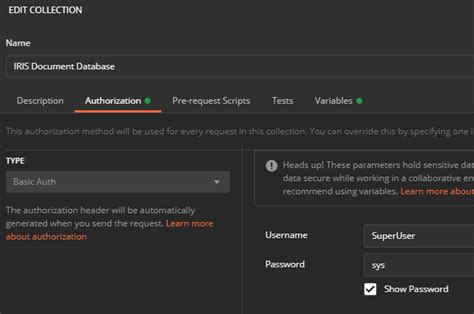 Document Database Docdb Sample Rest Api Calls Postman Collection