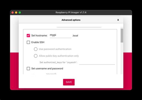 how to use the raspberry pi imager s advanced options
