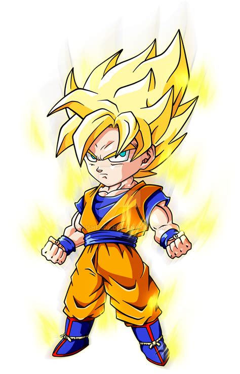 goku ssj chibi by pusheads on deviantart