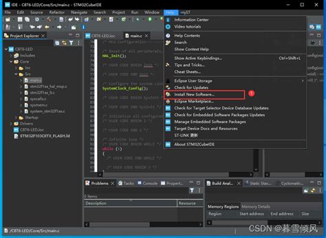 【stm32 Hal库】cube Ide下载、安装、汉化、新建工程教程stm32cubeide下载 Csdn博客