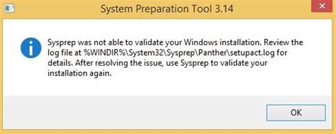 Solved Sysprep X F Sysprp Runexternaldlls An Error Occurred While Running Registry