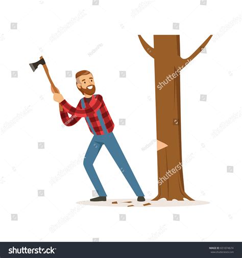 Man Cutting Tree Images Stock Photos Vectors Shutterstock