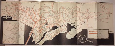Key System Circa 1951 Route Map Transbay And Local Lines 1938748873