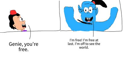 Aladdin Wishes The Genie Free By Simpsonsfanatic33 On Deviantart