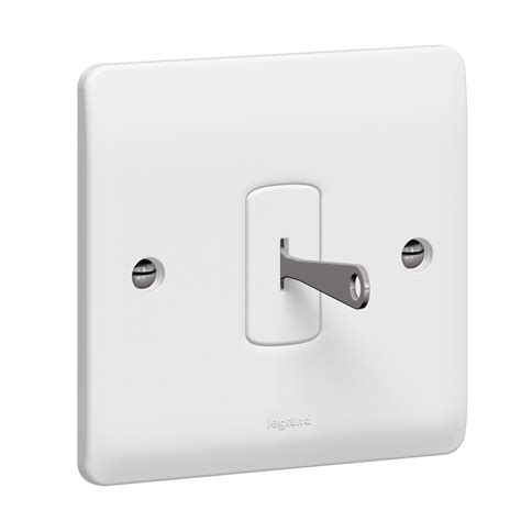 Synergy Single Pole Key Switch Gang Way AX V White