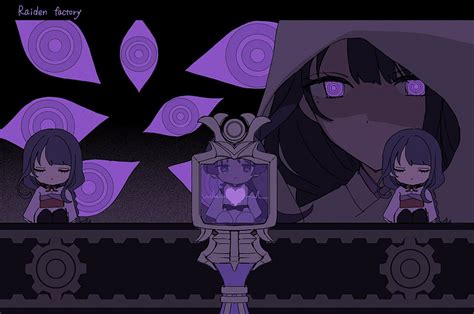 Raiden Shogun Scaramouche And Scaramouche Genshin Impact Drawn By Mxxu Box Danbooru