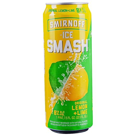 Smirnoff Ice Smash Nutrition Label At Georgia Jarman Blog