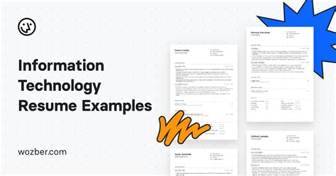 67 Information Technology Resume Examples Wozber
