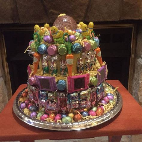 Easter Layer Cake Easter Candy Cake Candy Cake Candy Bar Cake Candy Bar Layer Cake Candy