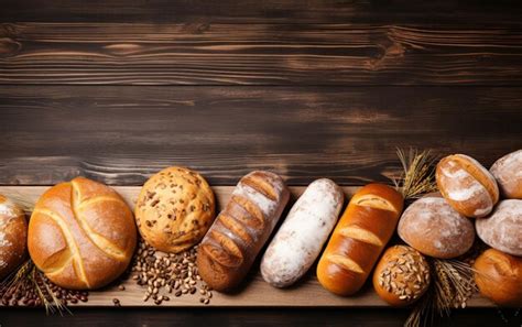 Premium Ai Image Delicious Assorted Baked Bread Buns