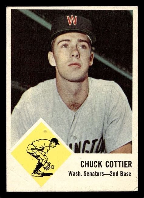 1963 Fleer 28 Chuck Cottier Very Good Scottsdale Cards 2021